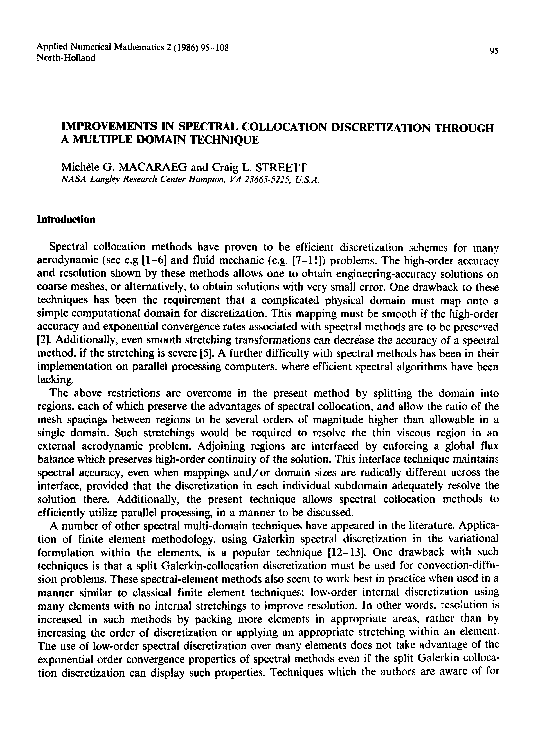 Pdf Improvements In Spectral Collocation Discretization Through A