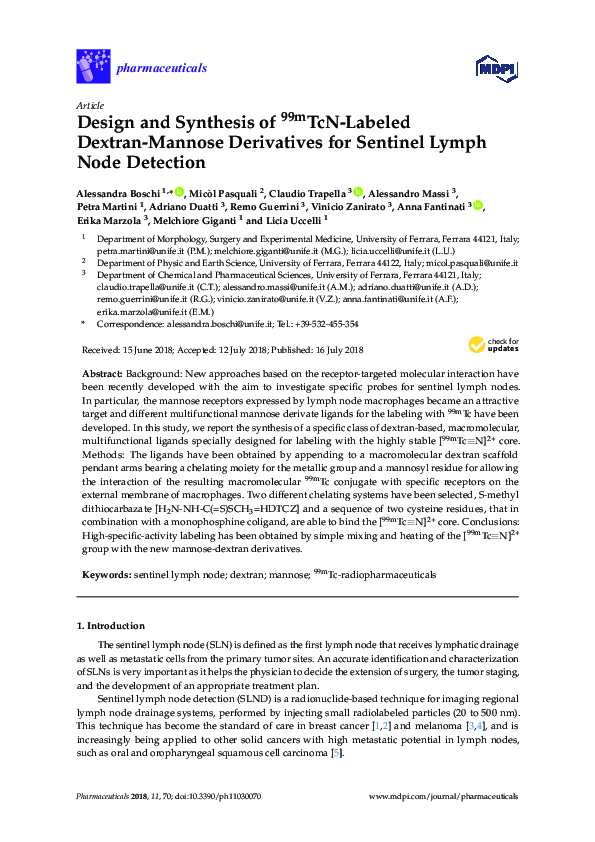 (PDF) {"__content__"=>"Design and Synthesis of TcN-Labeled Dextran ...