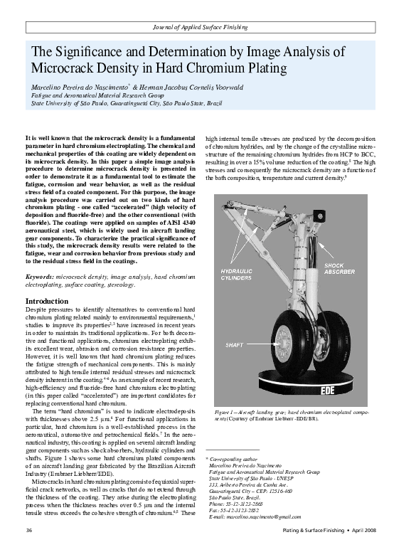(PDF) The Significance and Determination by Image Analysis of ...