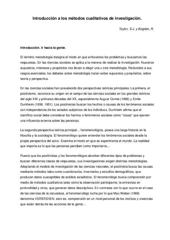 (PDF) Introducción a los métodos cualitativos de investigación