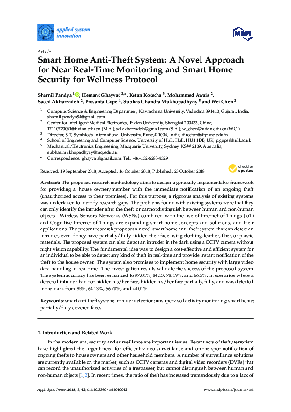 (PDF) Smart Home Anti-Theft System: A Novel Approach for Near Real-Time ...