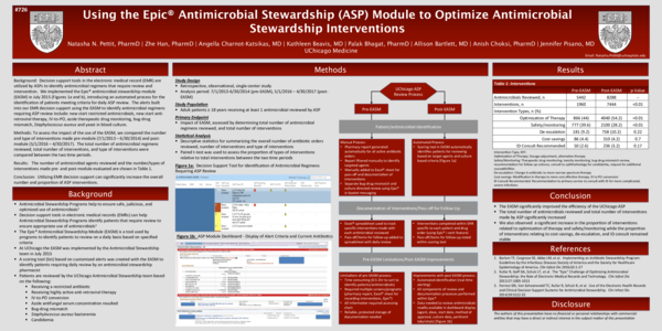 (PDF) Using the Epic® Antimicrobial Stewardship (ASP) Module to ...
