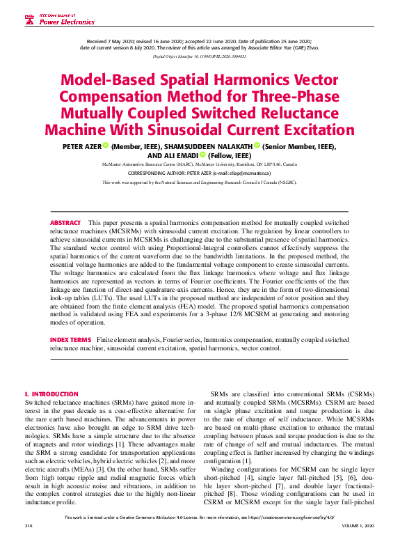 (PDF) Model-Based Spatial Harmonics Vector Compensation Method for Three-Phase Mutually Coupled ...