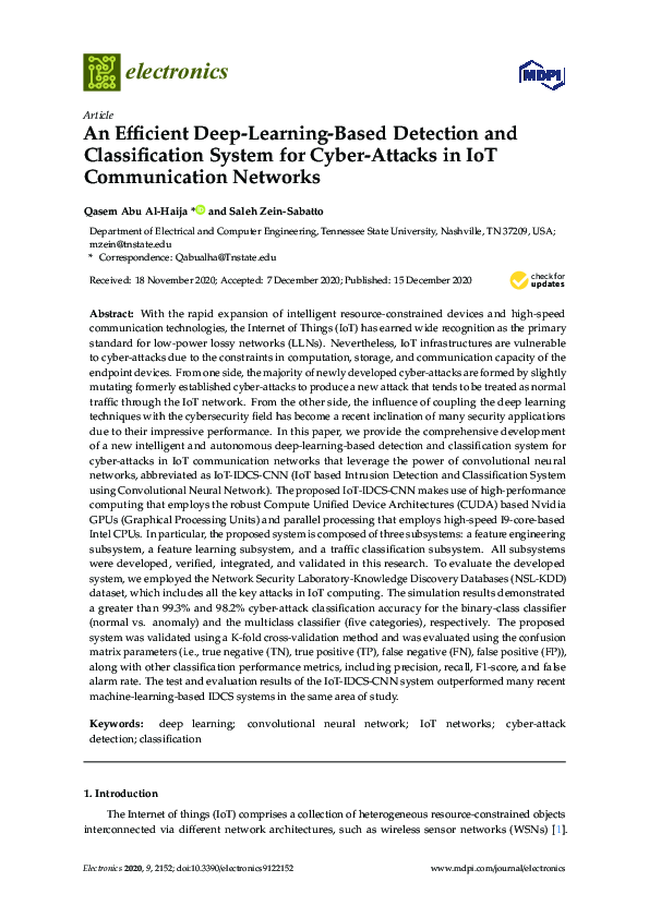 (PDF) An Efficient Deep-Learning-Based Detection and Classification ... (PDF) An Efficient Deep-Learning-Based Detection and Classification ...
