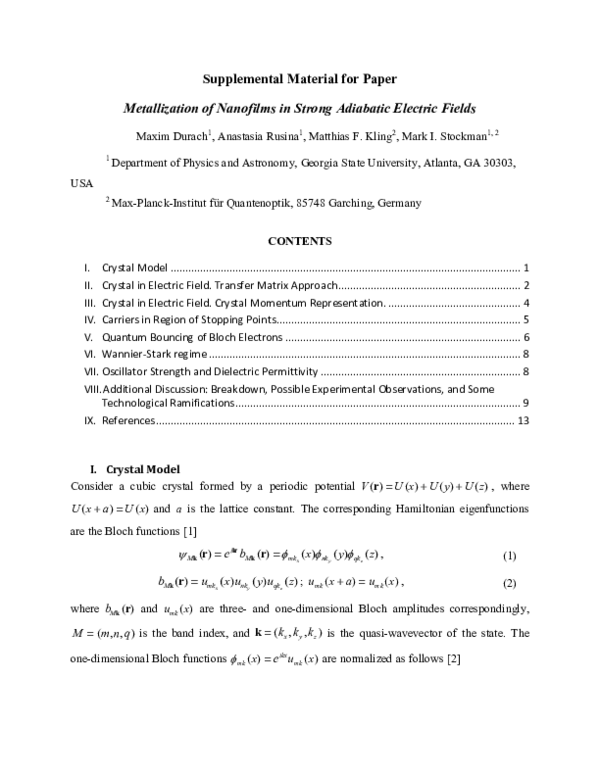 (PDF) Supplemental Material for Paper