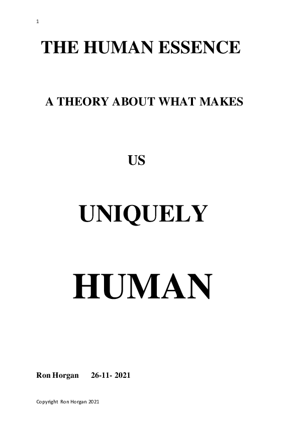 (PDF) THE HUMAN ESSENCE