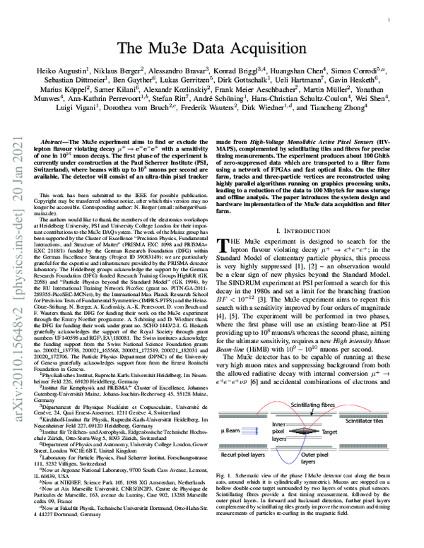 (PDF) The Mu3e Data Acquisition