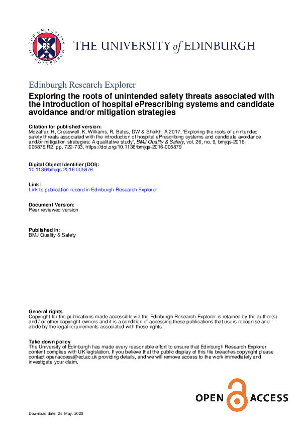 (PDF) Exploring the roots of unintended safety threats associated with ...