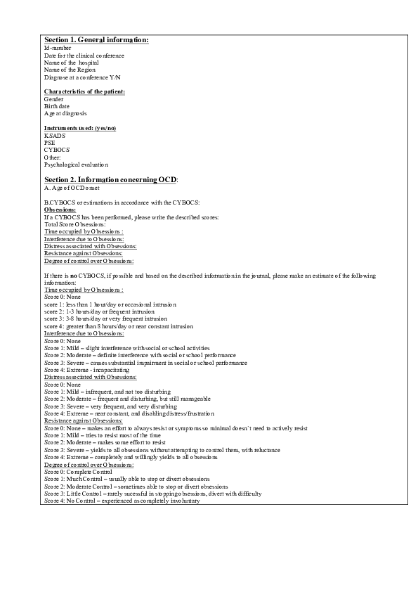 (PDF) Diagnostic validity of early-onset obsessive-compulsive disorder ...