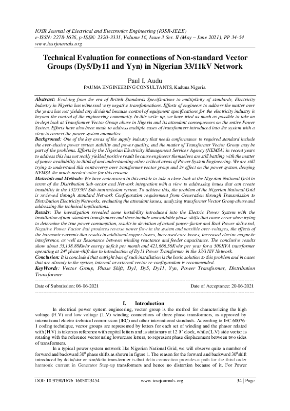 (PDF) Technical Evaluation for connections of Non-standard Vector ...