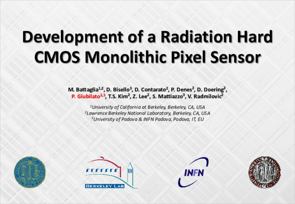(PDF) Development of a radiation hard CMOS monolithic pixel sensor