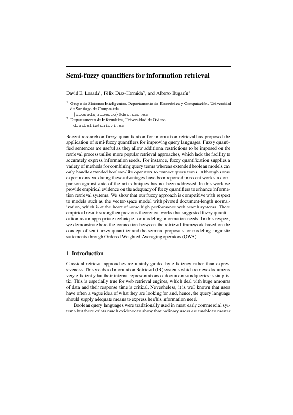 (PDF) Semi-fuzzy quantifiers for information retrieval
