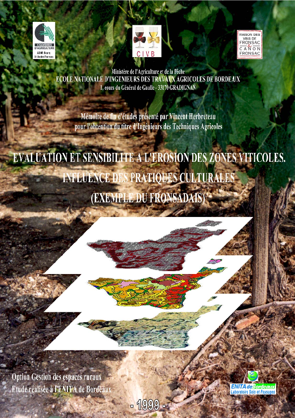 (PDF) Evaluation et sensibilité à l’érosion des zones viticoles ...