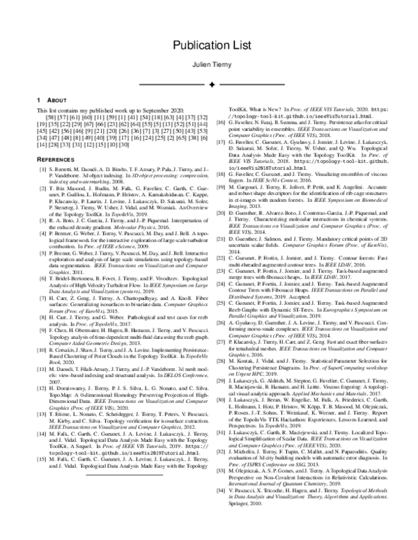 (PDF) Publication List