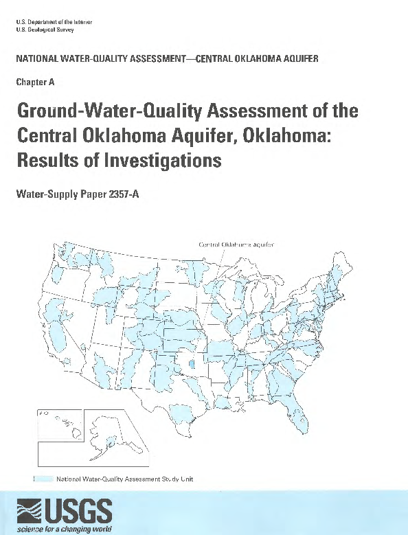 (PDF) Ground-water-quality Assessment of the central Oklahoma aquifer ...