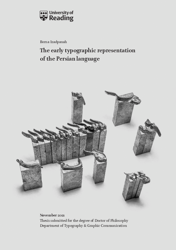 (PDF) The early typographic representation of the Persian language