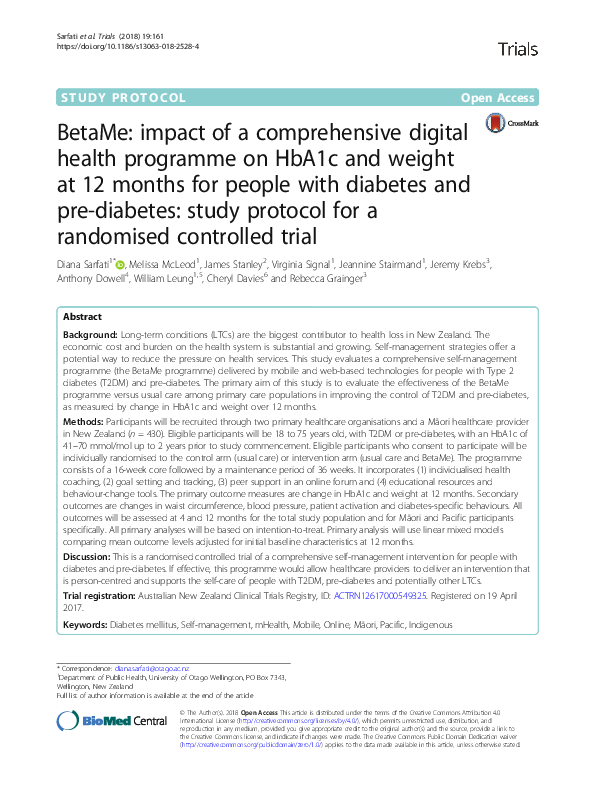 (PDF) BetaMe: impact of a comprehensive digital health programme on ...