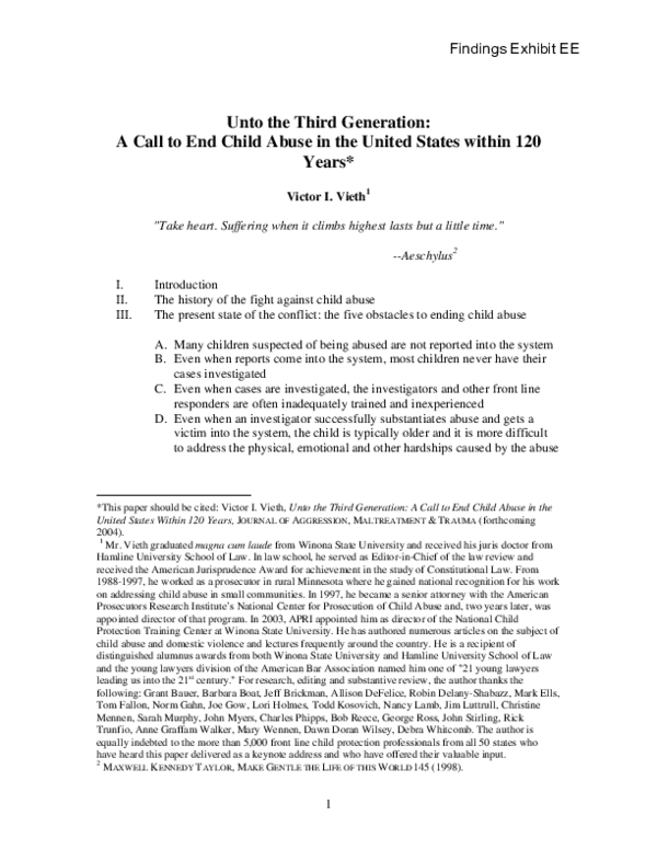 (PDF) Unto the Third Generation