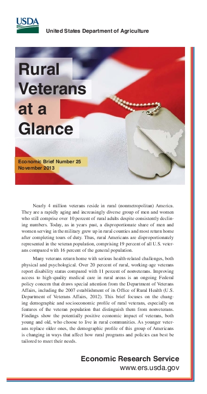 (PDF) Rural veterans at a glance