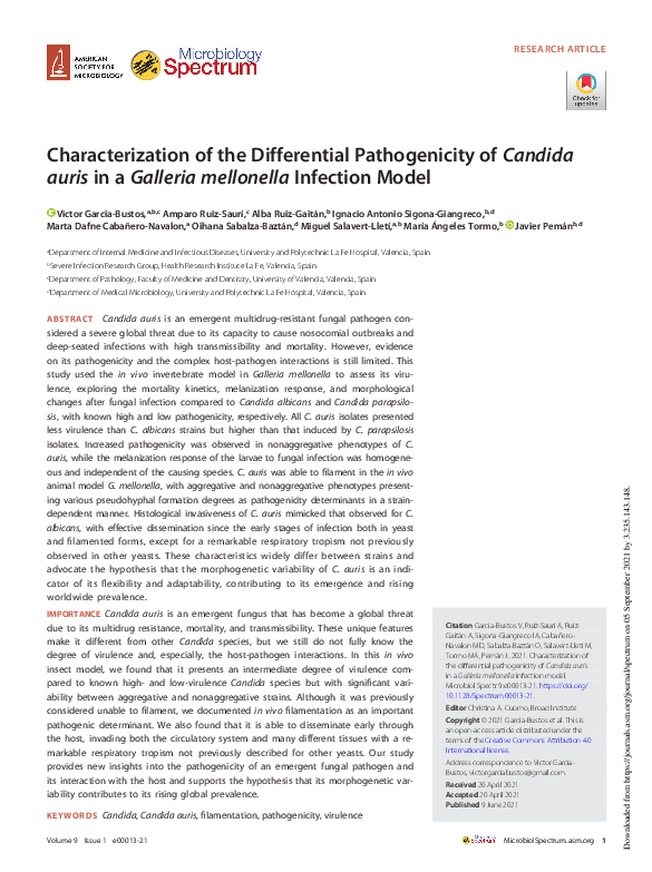 (PDF) Characterization of the Differential Pathogenicity of Candida ...