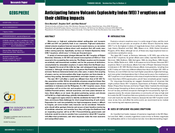 (PDF) Anticipating future Volcanic Explosivity Index (VEI) 7 eruptions ...