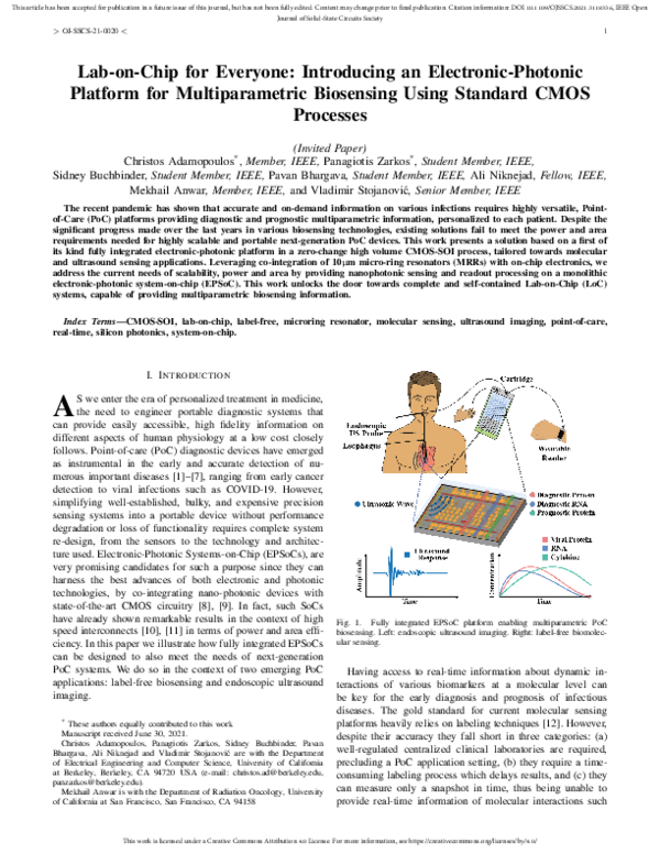 (PDF) Lab-on-Chip for Everyone: Introducing an Electronic-Photonic ...