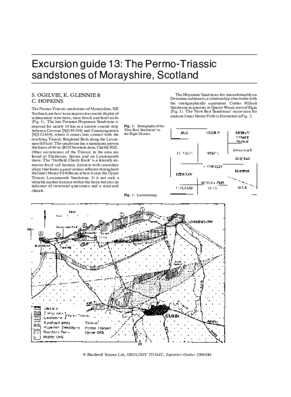(PDF) Excursion guide 13: The Permo-Triassic sandstones of Morayshire ...