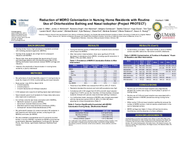 (PDF) Reduction of MDRO Colonization in Nursing Home Residents with ...