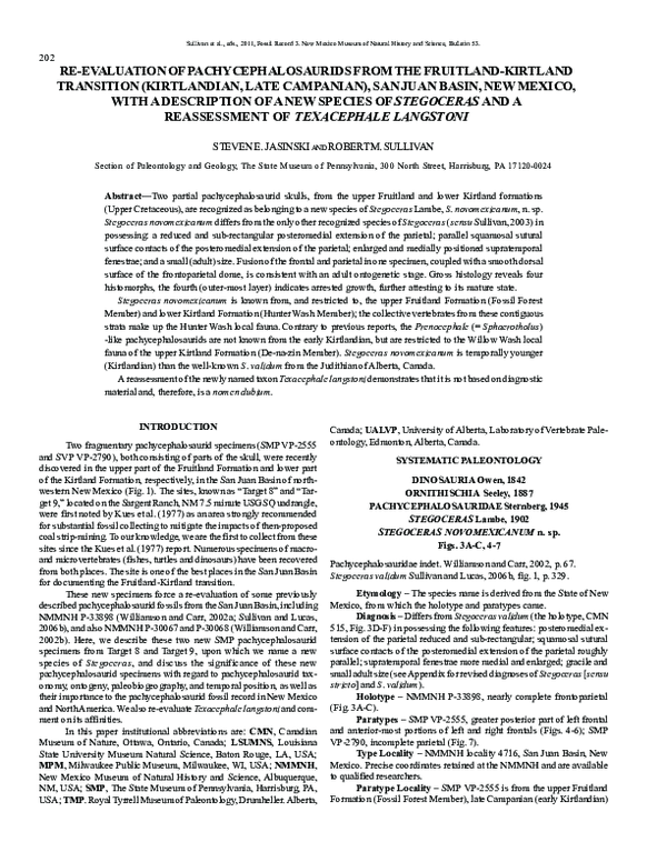 (PDF) First occurrence of Parksosauridae in Mexico from the Cerro del ...