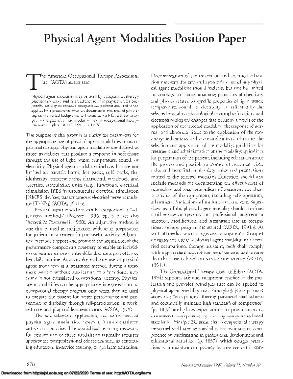 (PDF) Physical Agent Modalities Position Paper | Scott McPhee ...