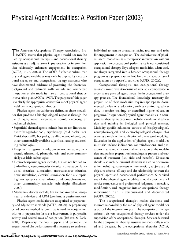 (PDF) Physical Agent Modalities: A Position Paper (2003)