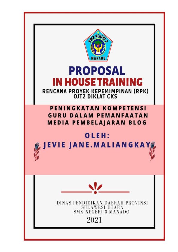 (PDF) PROPOSAL IN HOUSE TRAINING