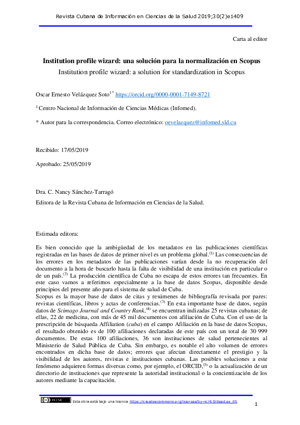 (PDF) Institution profile wizard: una solución para la normalización en ...