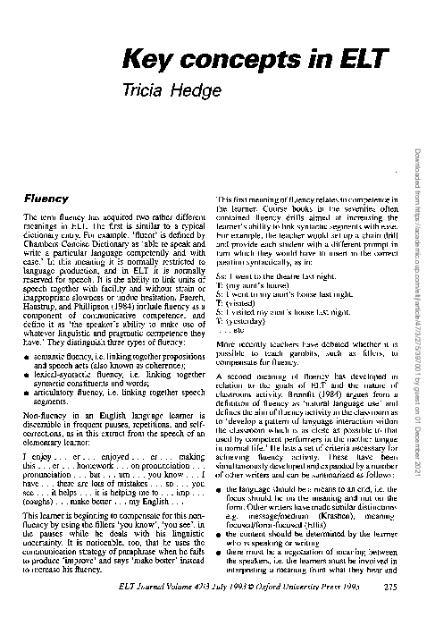 (PDF) Key concepts in ELT