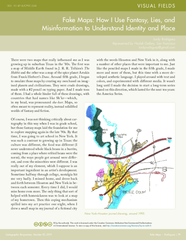 (PDF) Fake Maps: How I Use Fantasy, Lies, and Misinformation to ...