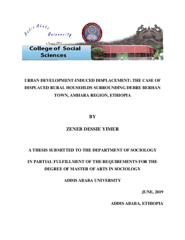 (PDF) Urban Development-Induced Displacement: The Case of Displaced ...