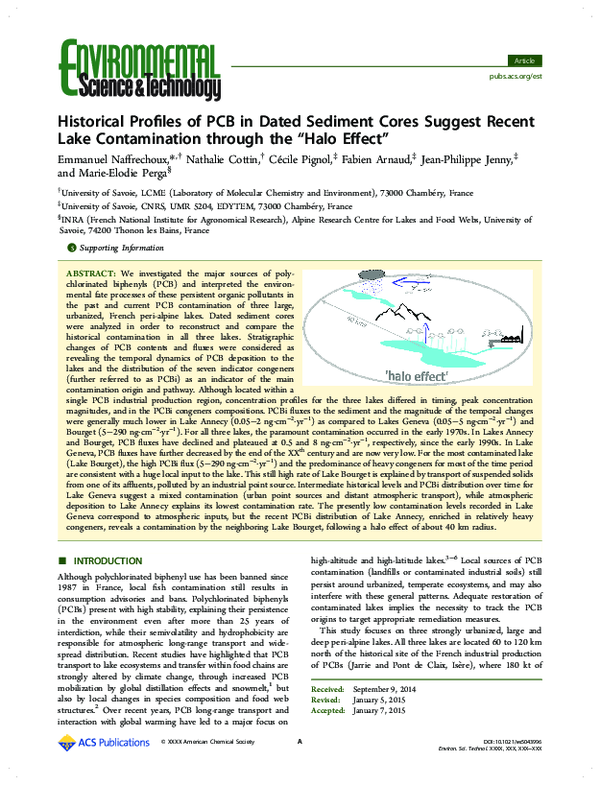 (PDF) PCB lake contamination through the Halo effect