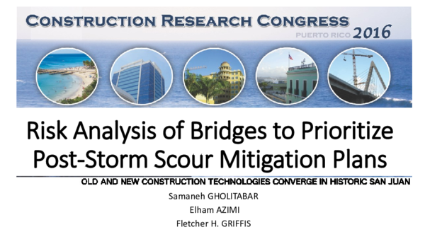 (PDF) Risk Analysis of Bridges to Prioritize Post-Storm Scour ...
