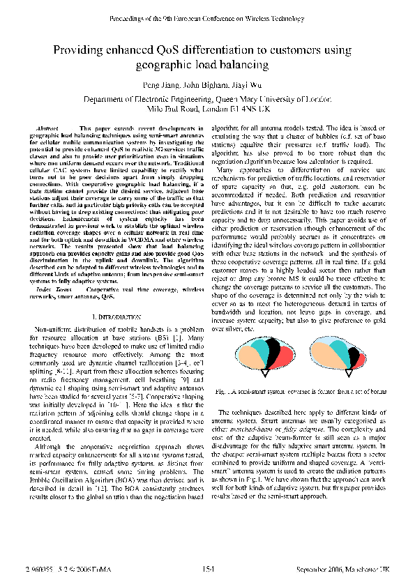 Pdf Providing Enhanced Qos Differentiation To Customers Using