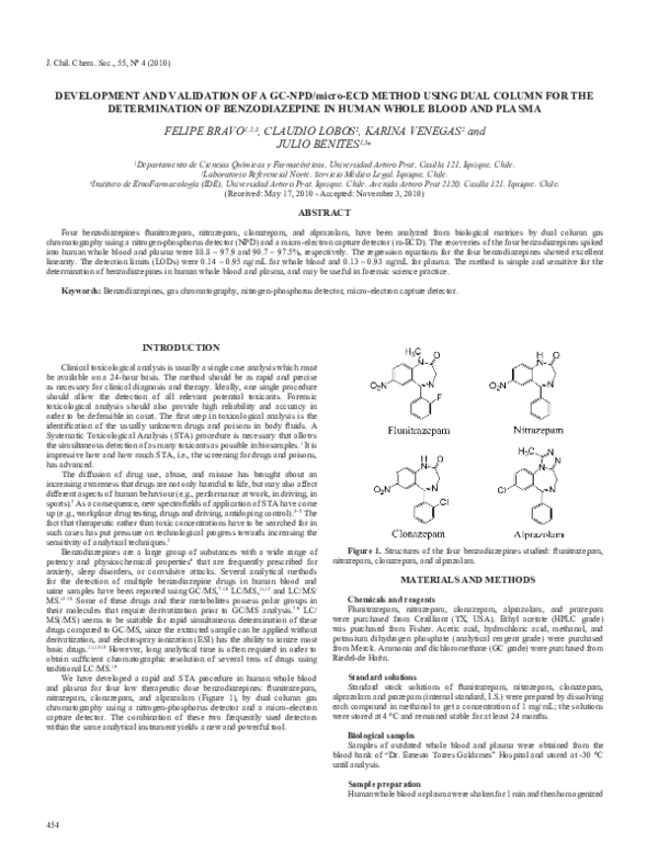 (PDF) DEVELOPMENT AND VALIDATION OF A GC-NPD/micro-ECD METHOD USING DUAL COLUMN FOR THE ...