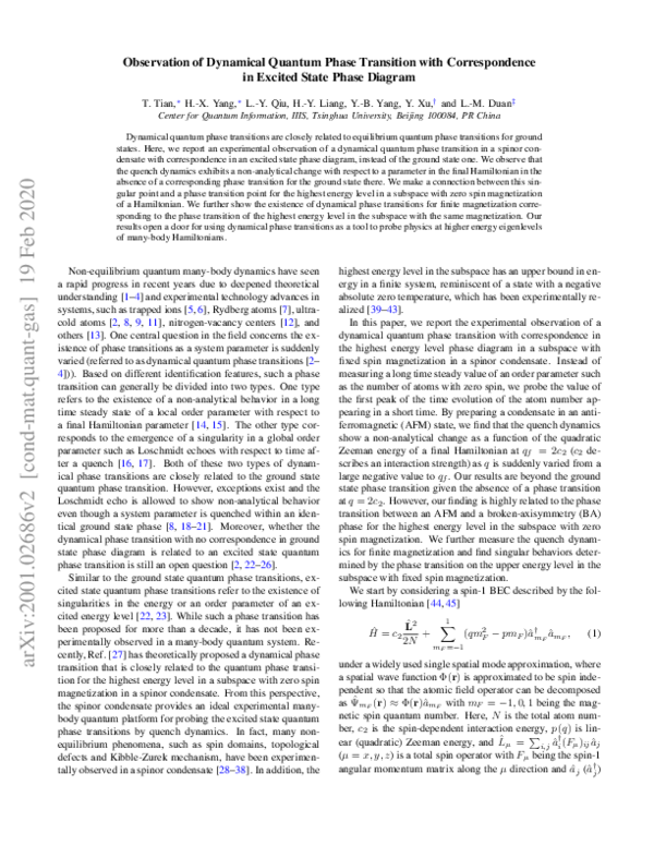 Observation of Dynamical Quantum Phase Transition with Correspondence ...