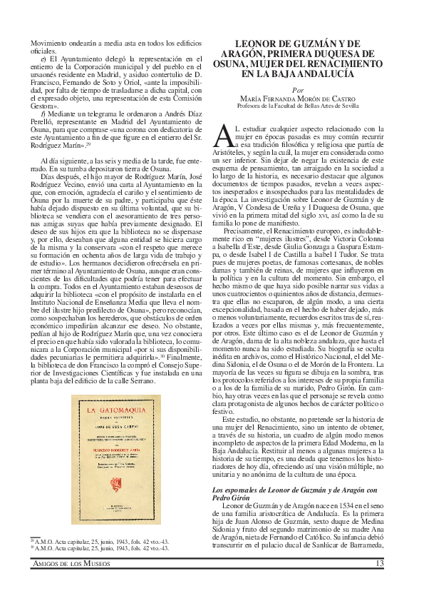(PDF) Leonor de Guzmán y de Aragón: primera duquesa de Osuna, mujer del ...