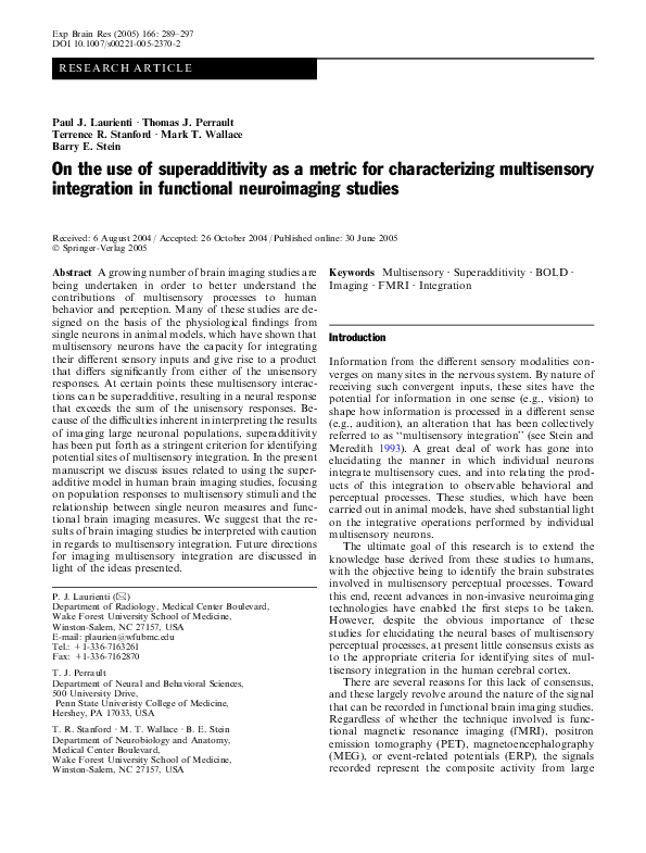 (PDF) On the use of superadditivity as a metric for characterizing ...