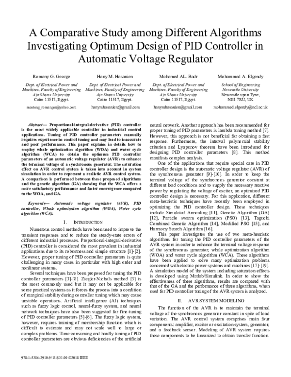 (PDF) A Comparative Study among Different Algorithms Investigating ...