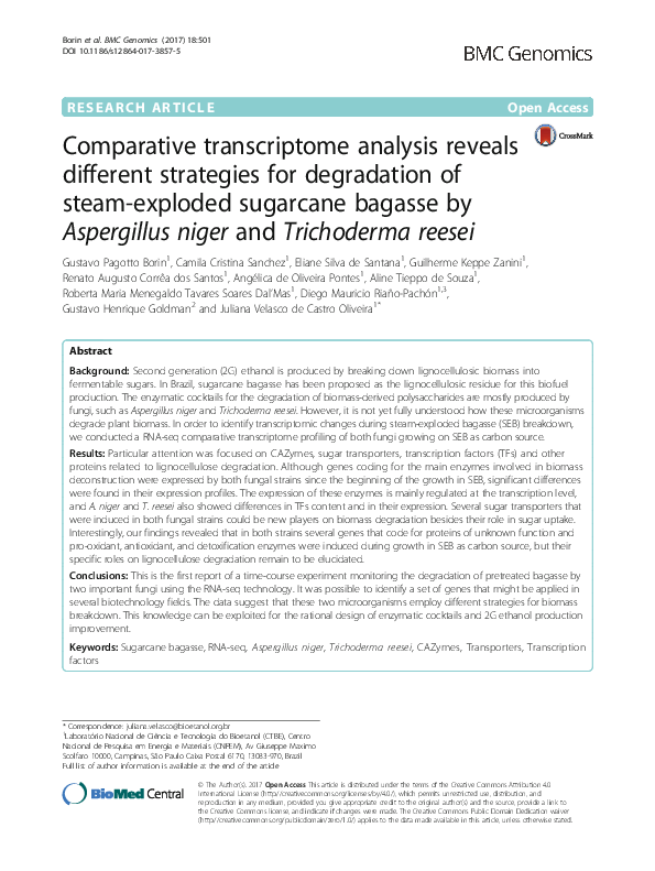 (PDF) Comparative transcriptome analysis reveals different strategies ...