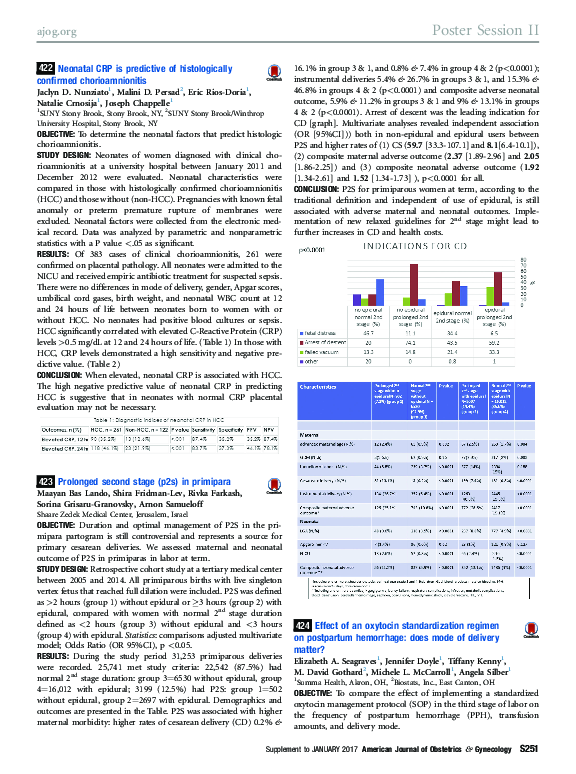 (PDF) 422: Neonatal CRP is predictive of histologically confirmed ...