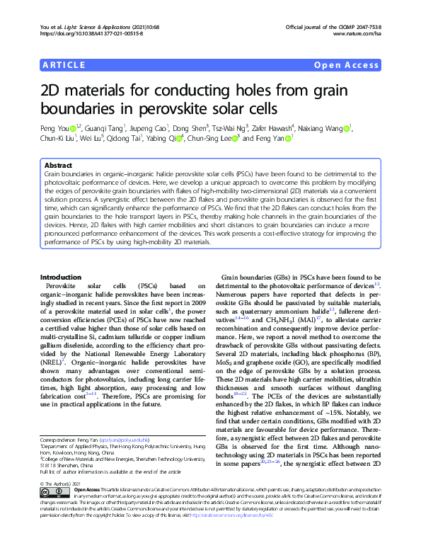 (PDF) 2D materials for conducting holes from grain boundaries in ...