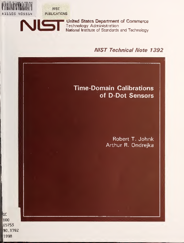 (PDF) Time-domain calibrations of D-Dot sensors