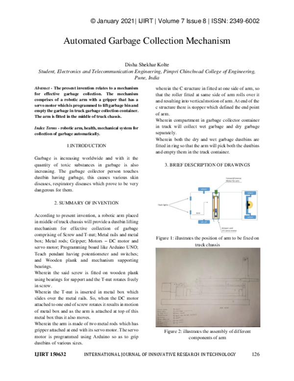 (PDF) Automated Garbage Collection Mechanism (PDF) Automated Garbage Collection Mechanism