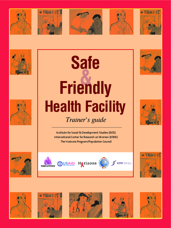 (PDF) Safe and Friendly Health Facility: Trainer's Guide